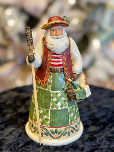 JIM SHORE HWC ITALIAN SANTA 4022915 – MAKING SPIRITS BRIGHT