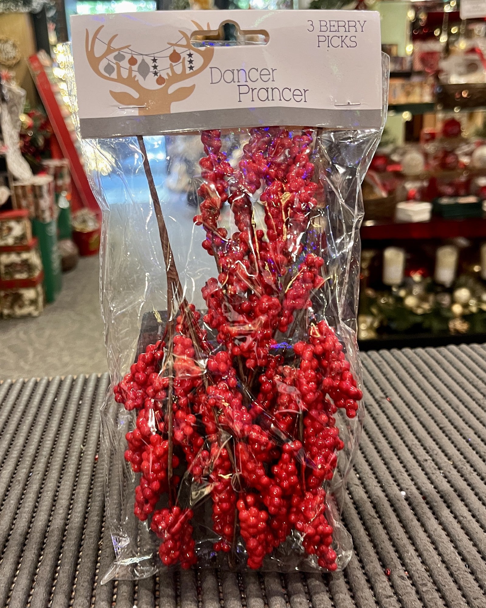 3 PACK 10CM MINI BERRY PICK X370896 – MAKING SPIRITS BRIGHT