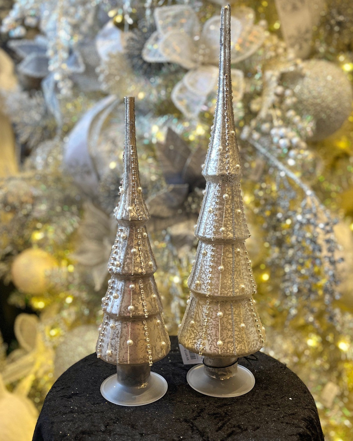 SET OF 2 18 INCH TABLE TOP FINIALS 4524989 – Making Spirits Bright