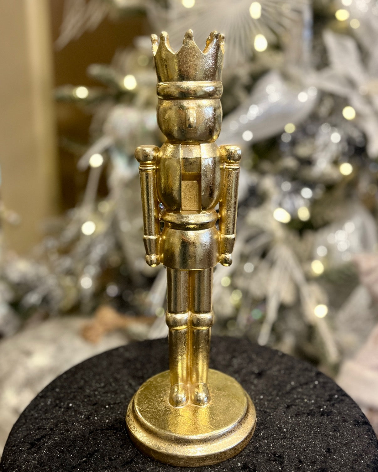 GOLD LUXE NUTCRACKER SOLDIER CANDLE HOLDER 4510322 – MAKING SPIRITS BRIGHT