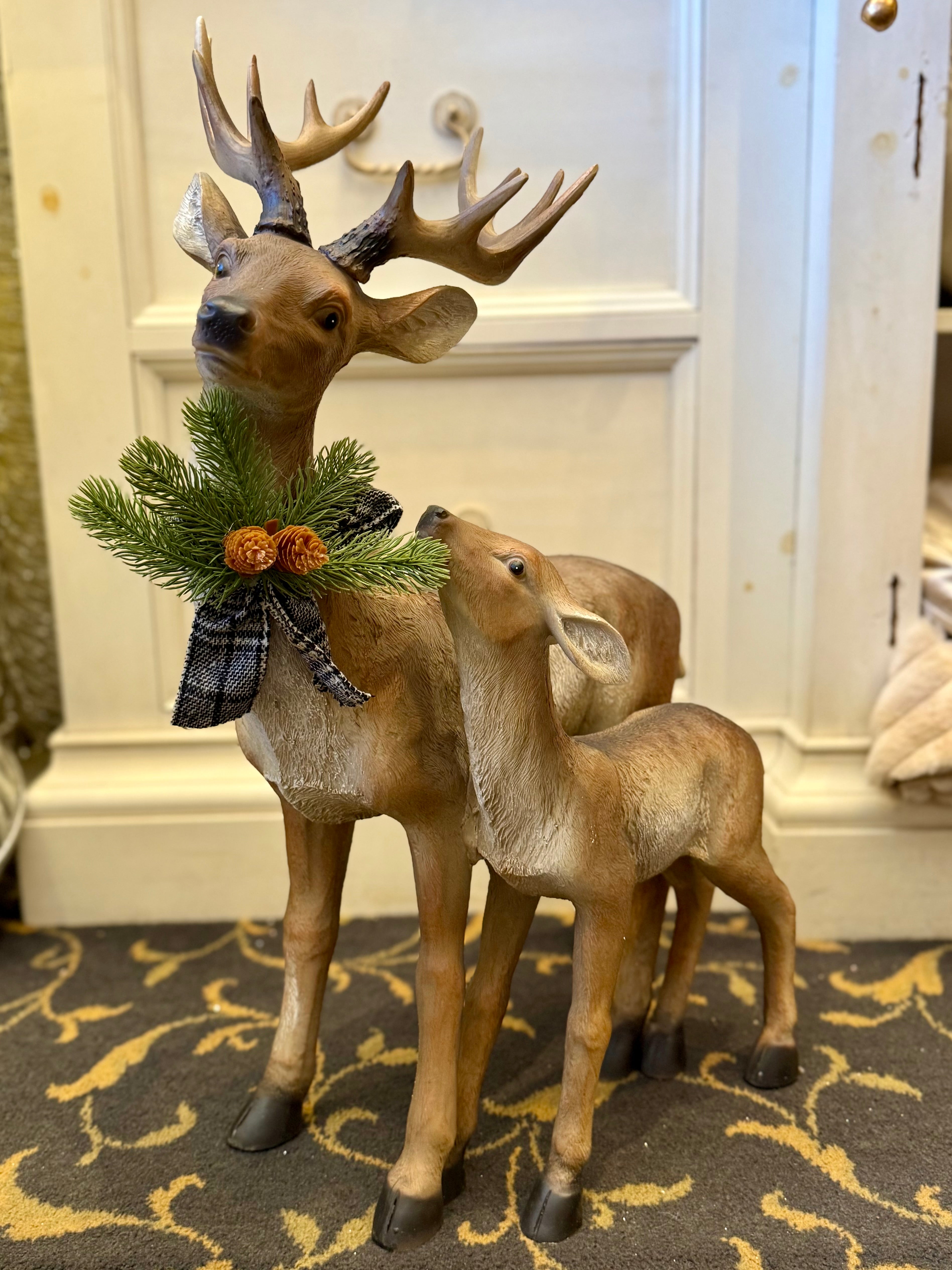 Deer and Fawn Natural SSW409 – Making Spirits Bright