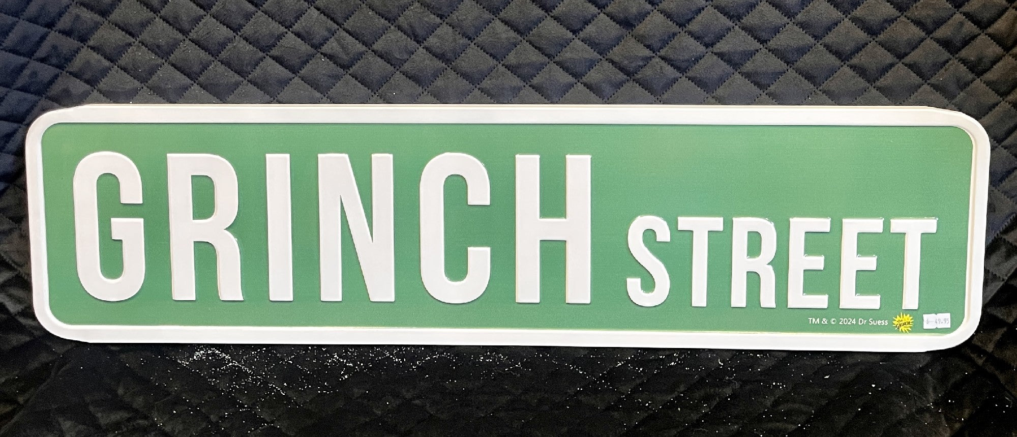 GRINCH STREET METAL SIGN24 – Making Spirits Bright