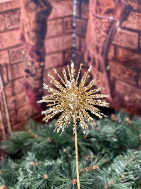 GOLD GLITTER SPIKY BALL SPRAY GGF339 – Making Spirits Bright